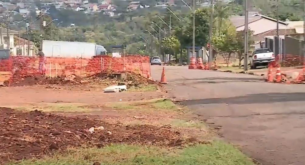 Obras na segunda pista da Avenida Olindo Periolo avançam e devem ...