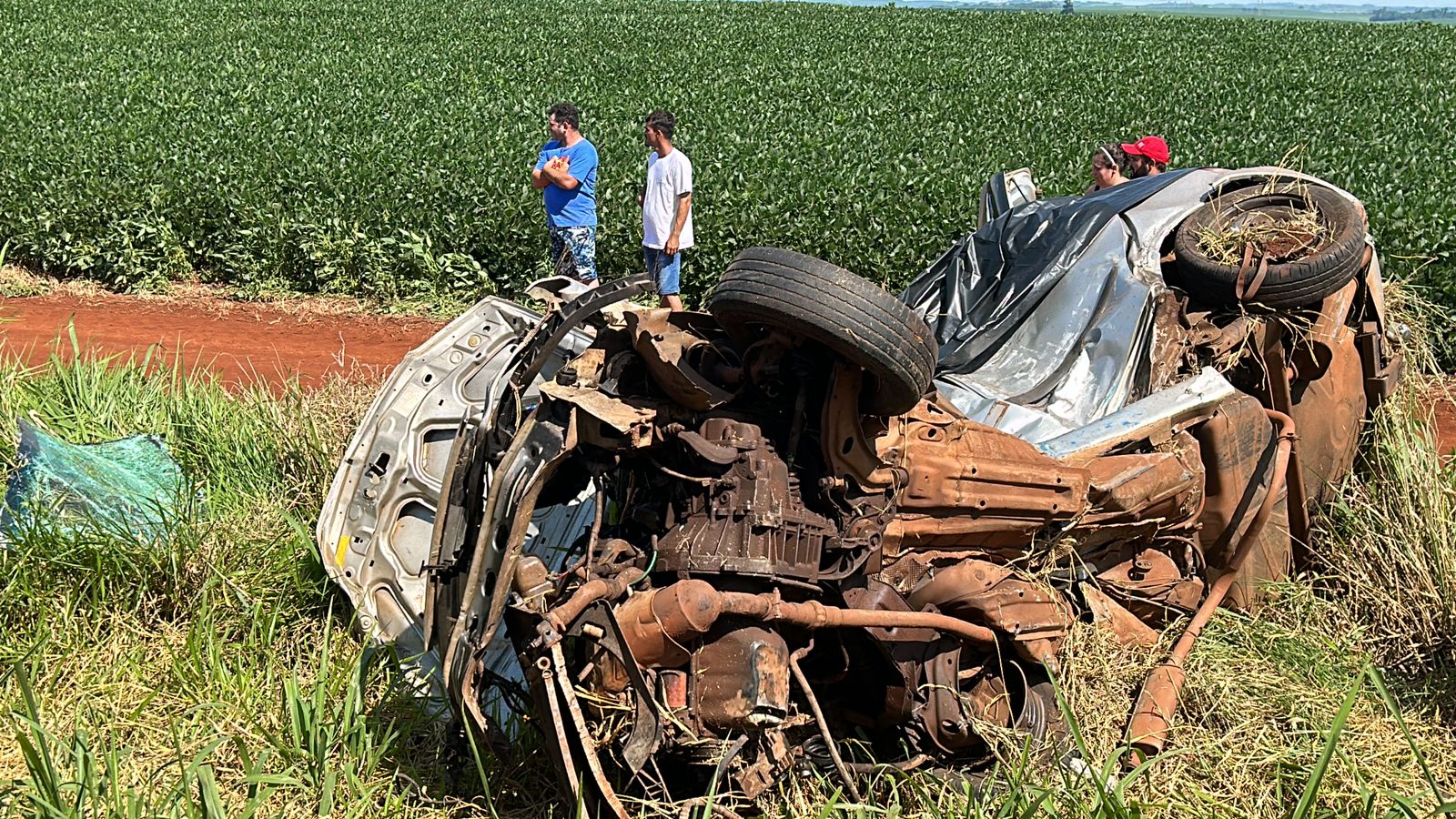 Duas pessoas morrem em grave acidente na BR-369 em Corbélia