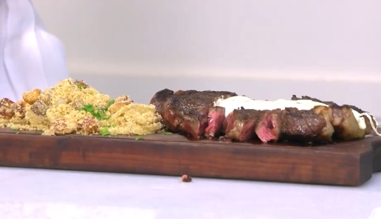 Aprenda a fazer um saboroso ancho com creme de gorgonzola