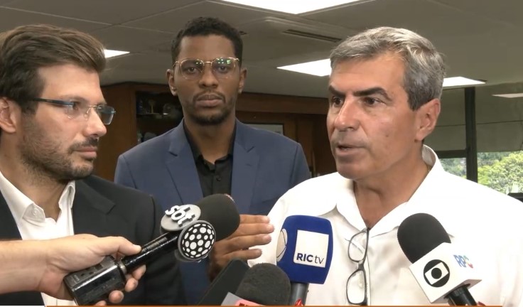 Tiago Amaral e Marcelo Belinati se reúnem em gabinete e falam sobre ...