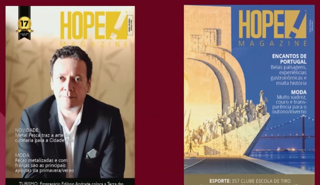 Conheça a Hope Magazine, revista que círcula no norte do Paraná