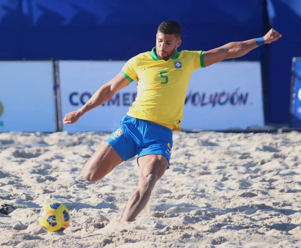 Brasil conquista vaga na semifinal da Copa América de Futebol de Areia