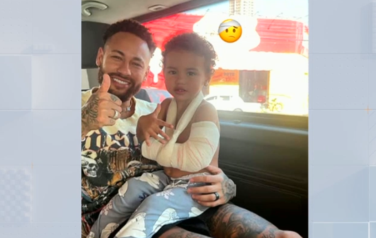Mavie, filha de Neymar, é levada ao hospital após sofrer acidente
