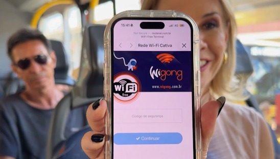 Ônibus e terminais de Londrina oferecem 100% de Wi-Fi gratuito ao público